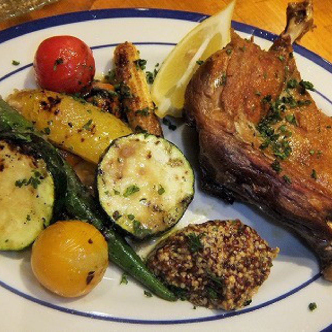 鴨もも肉のコンフィ(泳ぎイカバル カラマーロ 浜松町大門店 （泳ぎイカバル Calamaro）)の口コミ一覧 | おいしい！が増えるグルメ ...
