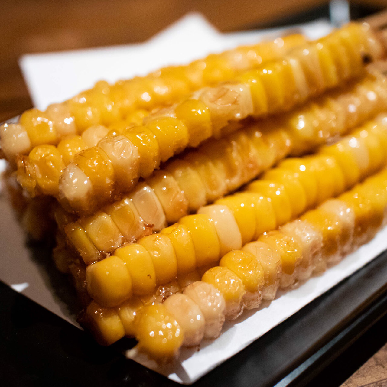 とうもろこしの串揚げ(焼鍋 まつ岡 （YAKINABE Matsuoka）)の口コミ一覧 | おいしい！が増えるグルメアプリ「SARAH」