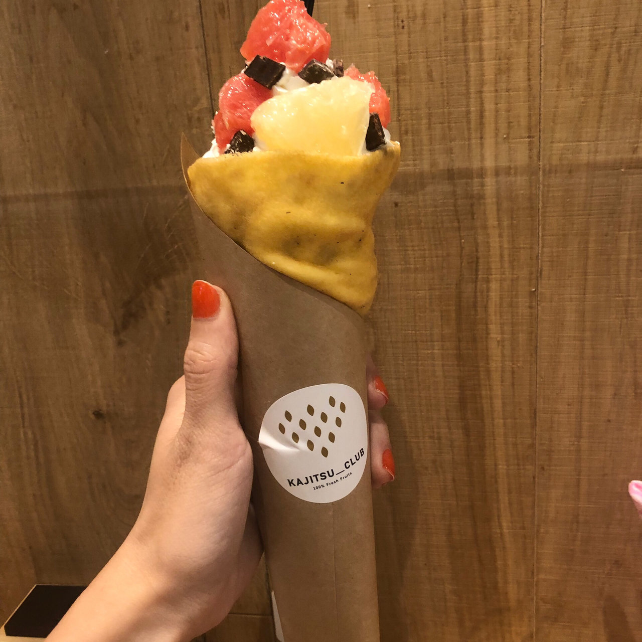 フルーツクレープ（グレープフルーツ）(カジツ クラブ)の口コミ一覧 | おいしい！が増えるグルメアプリ「SARAH」